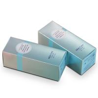 China Matt Lamination Cosmetic Packaging Box Recycled Relief Pattern Lip Gloss Packaging Box for sale