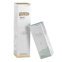 China Matt Lamination Cosmetic Packaging Box Recycled Relief Pattern Lip Gloss Packaging Box for sale