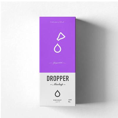 China Eco Friendly Cosmetic Packaging Box 30ml Essential Oil Dropper Bottle Packaging Box for sale
