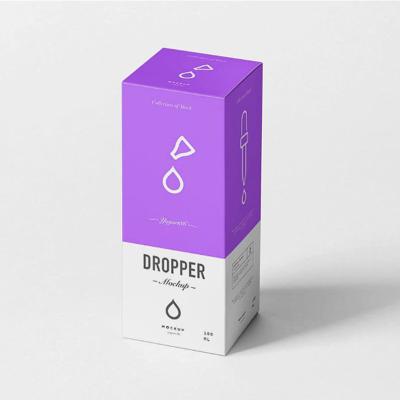 China Eco Friendly Cosmetic Packaging Box 30ml Essential Oil Dropper Bottle Packaging Box for sale