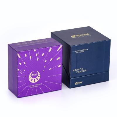 중국 에코 친화적 인 플립 하드 카드보드 화장품 포장 상자 판매용