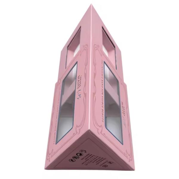 Quality Customized Sliding Drawer Box Paperboard Empty Eyelash Box With Window For for sale