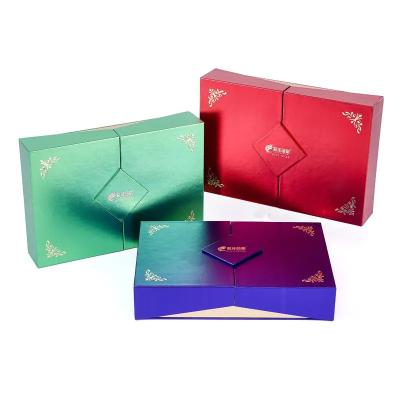 China custom box packaging double door design magnetic closure paper gift lip gloss packaging box cosmetic boxes with foam insert for sale