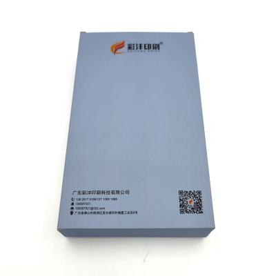 China Caja de cartón plegable personalizada en la parte superior del embalaje cosmético con ventanas de PVC transparentes después de abrir en venta