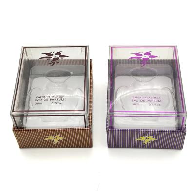 중국 고품질 향수 상자 종이 사용자 지정 로고 인쇄 상자 뚜?? 및 기본 카튼 포장 판매용