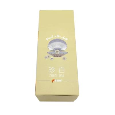 Cina Ingrosso Logo personalizzato 350g Cartone bianco Piccolo Cosmetico rettangolare Makeup Tuck Top Cartoni di carta Imballaggio in vendita