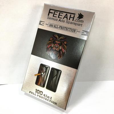China Custom Size Phone Screen Protector Packaging Box with Custom Logo and Glossy Lamination for Tempered Glass for sale