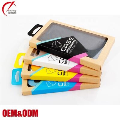 China Custom Printed Paper Box for Phone Case with Full CMYK Colors Printing and Glossy Lamination 171x95x16 mm for sale