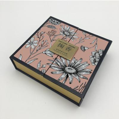 China Custom Luxury Cosmetic Packaging Box with CMYK 4 Color Offset Printing and Recycled Materials for Perfume Bottle Box for sale