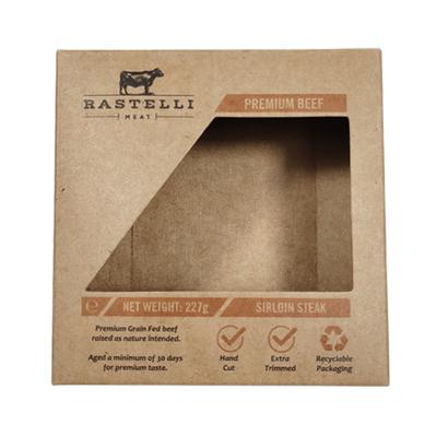 China Custom Food Packaging Box with CMYK 4 Color Printing Recycled Materials and Custom Size for Nuts Jerky Biscuits Candy for sale