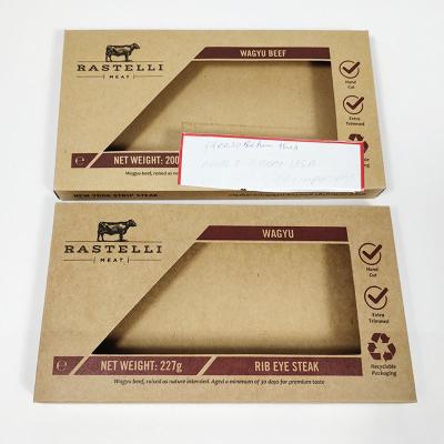 China Custom Food Packaging Box with CMYK 4 Color Printing Recycled Materials and Custom Size for Nuts Jerky Biscuits Candy for sale