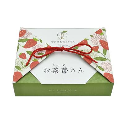 Китай Подарочная коробка из картона с сертификацией ISO9001, с УФ-печатью для упаковки чая матча, кофе и закусок продается