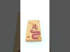 Envelope de dinheiro de bolso vermelho em relevo Envelope de dinheiro de sorte para o Ano Novo Chinês