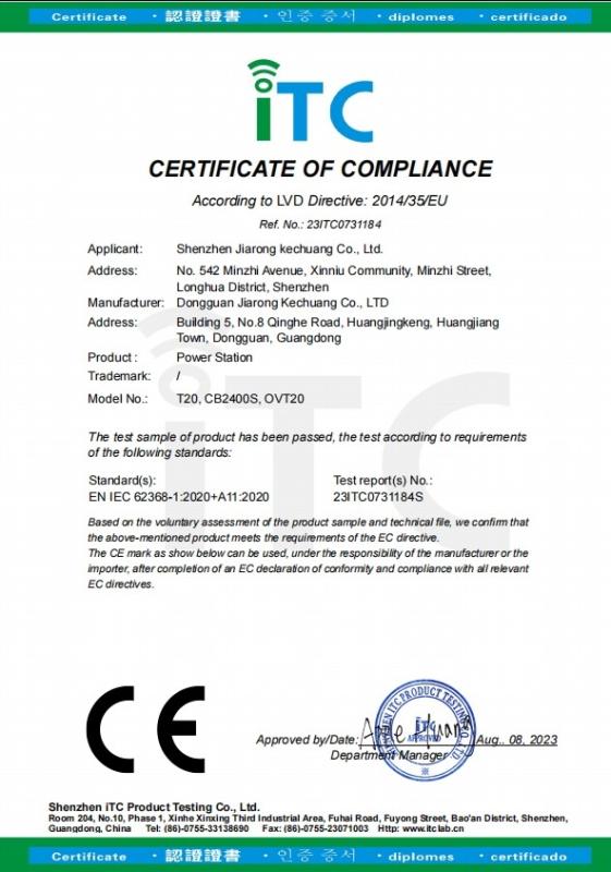 LVD - Guangdong beineng New Energy Co., Ltd.