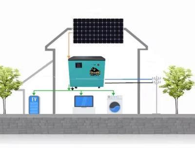 China 10kw Home Solar Energy Storage System With 12v Generator And 48v 200ah Lithium Battery for sale