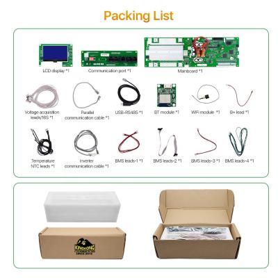 China 16S 48V Smart BMS For Solar System Storage 100A 200A LiFePO4 Battery Management System for sale