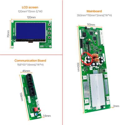 China 16S 48V Smart BMS For Solar System Storage 100A 200A LiFePO4 Battery Management System for sale