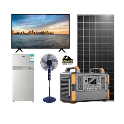 China 500W/1KW リチウム電池 家庭用テレビや照明用の携帯太陽光発電機 for sale