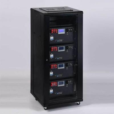 China OEM 51.2V 50Ah monté sur un rack stockage d'énergie domestique Lifepo4 Paquet de batteries pour système de panneaux solaires for sale