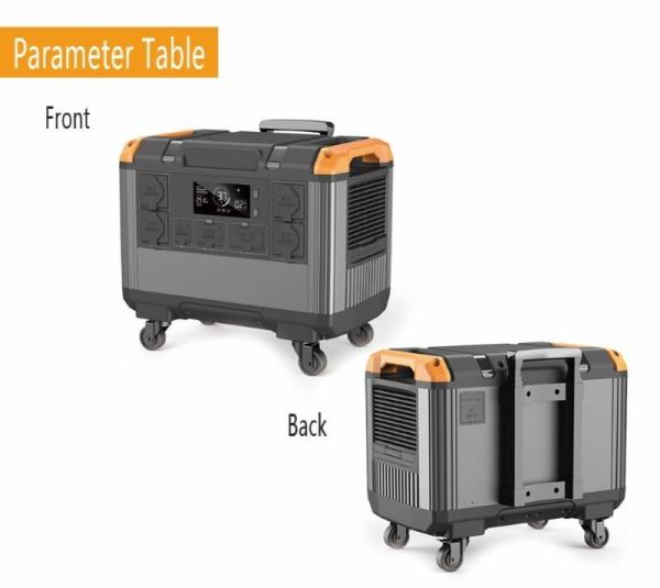 Quality LiFePO4 Battery EU 230V Home UPS 3000W Solar Generator For Camping And Emergency for sale