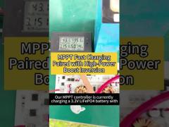 3.2V→12V→220V solar system: 136W MPPT charging, 150W output, stable 220V power for African homes