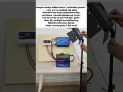 CE FCC ROHS PSE MSDS UN38.3 Gerador solar portátil certificado com bateria de lítio