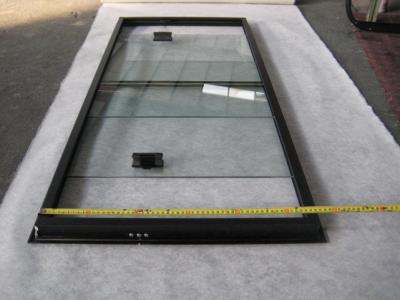 China black aluminum frame bus window tempered glass MA-1 for sale