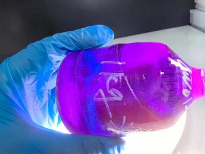 China Custom Lab Grown Freely Cut Purple 99.999% Sapphire Single Crystal For Gemstones for sale