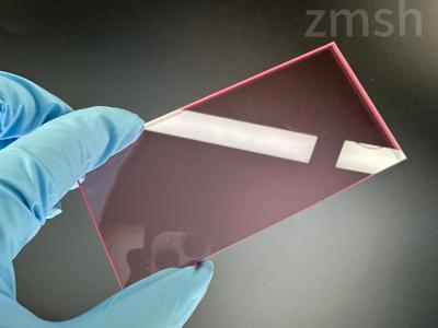 China Ti:Sapphire Window For Laser Instruments Translucent Red Double Sided Polishing for sale