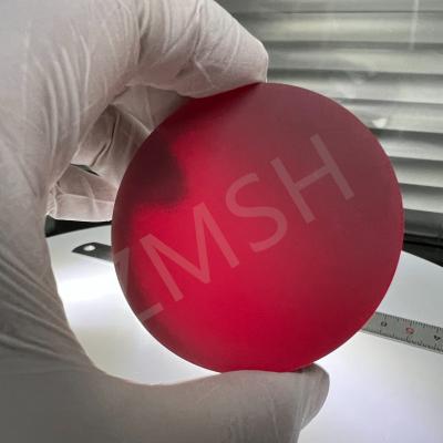 China Colored Sapphire Optical Windows SSP/DSP C-axis A-axis Customized Application for Laser Systems Optical Components for sale