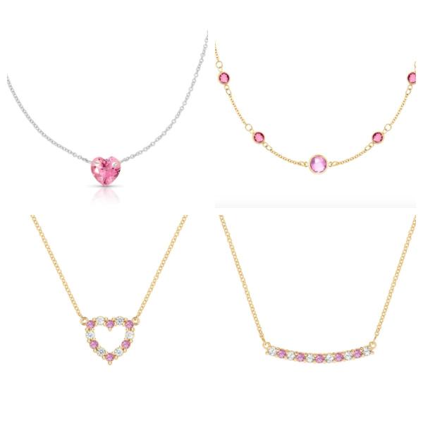 Pink Synthetic Sapphire Al2O3 Raw Materials Jewelry Industry High Hardness Mohs Hardness 9 Elaborate Processing
