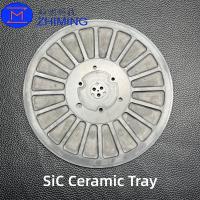 China Silicon Carbide Ceramic Tray for Semiconductor Wafer Processing for sale