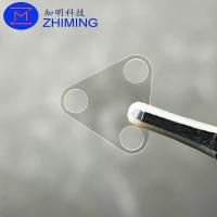 China Custom Sapphire Triangular Component with High-Precision Through-Hole for sale