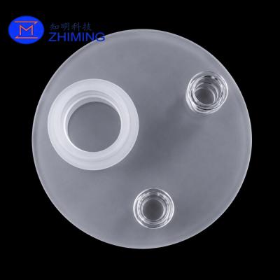 China Custom Fused Quartz Vacuum Suction Plate for Semiconductor Wafer Handling for sale