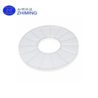 China Custom Fused Quartz Fixture Ring with Radial Ribs for Semiconductor Processing for sale