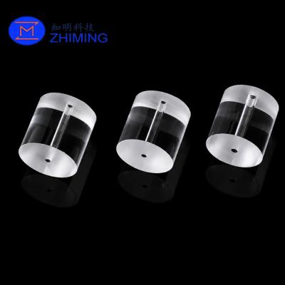 China Custom Precision Thick-Wall Quartz Tube with Axial Through Hole for sale