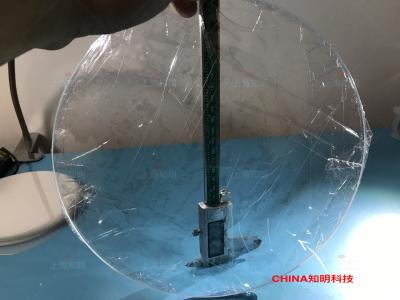 China Diameter 300mm Crystal Glass Sapphire Wafer Double Side Polished For Window for sale
