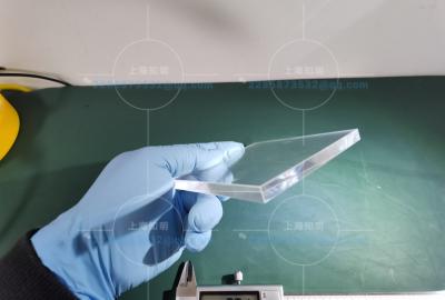 Colorless Hexahedron Sapphire Optical Glass Window