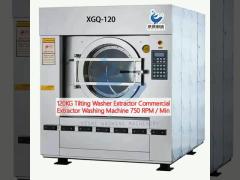 120KG 傾斜洗濯機抽出機 商業用抽出機洗濯機 750 RPM / Min
