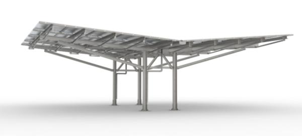 Quality High Durability Solar Panel Carport ECO Y Frame Carport Easy Installation for sale