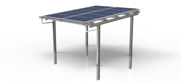 Quality Weatherproof Carport Solar Panel System ECO Portal Frame Carport High Performanc for sale