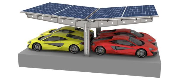 Quality Modular Solar Powered Carport COM Y Frame Carport Corrosion Resistant With Dual for sale