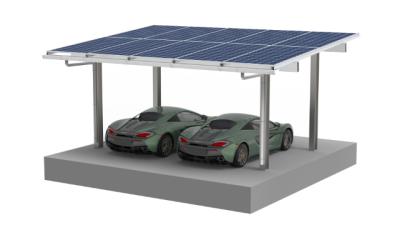 China Pre Engineered Solar Parking Canopies Robust COM Portal Frame Carport Advanced for sale