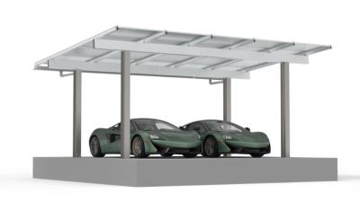 China Pre Engineered Solar Parking Canopies Robust COM Portal Frame Carport Advanced for sale