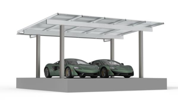 Quality Pre Engineered Solar Parking Canopies Robust COM Portal Frame Carport Advanced for sale