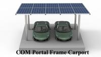 Quality Pre Engineered Solar Parking Canopies Robust COM Portal Frame Carport Advanced for sale