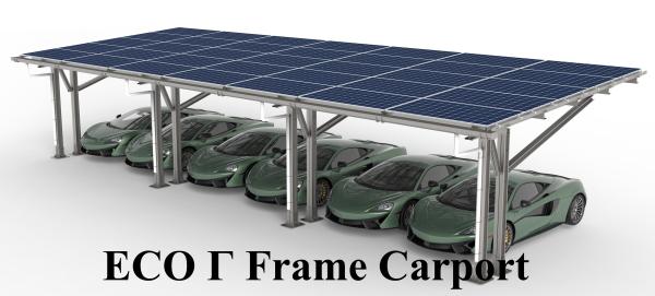 Quality High Stability Carport Solar System ECO Γ Frame Carport Economical Long Lifespan for sale