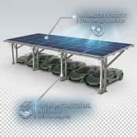 Quality Heavy-Duty Industrial ECO Gamma Frame Carport Dual C-Purlin Solar Mounting for sale
