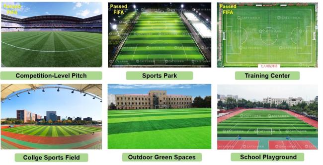 Completed artificial turf project