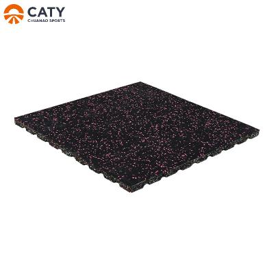 China Solid Gym Sports Rubber Floor Quadrado Retângulo Resistente a Impactos à venda